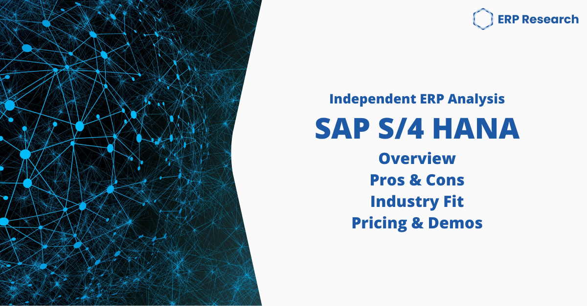 SAP S/4 HANA ERP Solution Overview